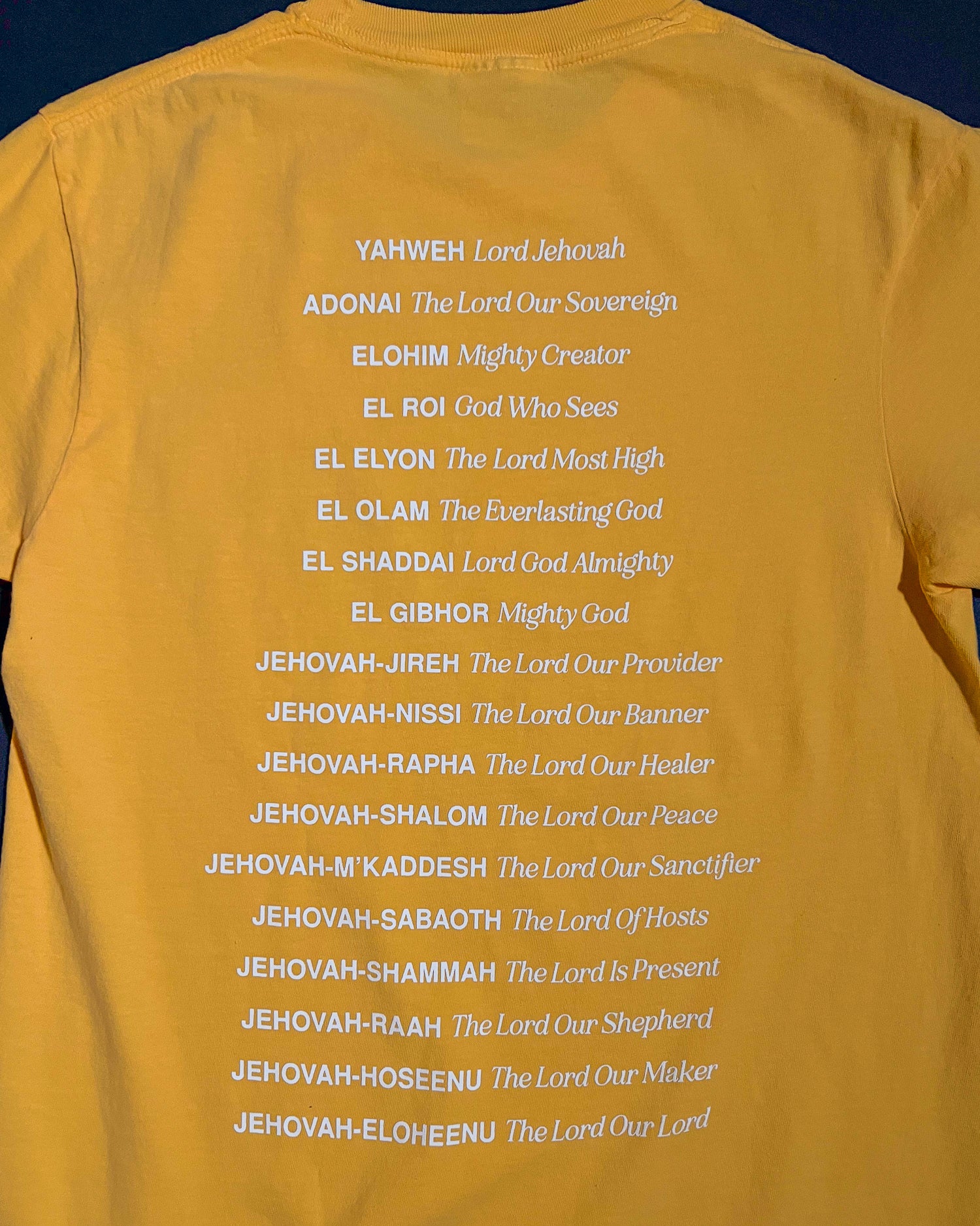 The Almighty Sunburst Yellow Unisex T-Shirt – Push Project